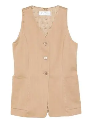 Max Mara Cotton Vest - Multicolor