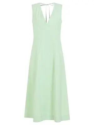 Bottega Veneta Compact Cotton Midi Dress - Green