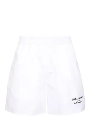 Off-White Popeline Boxer Shorts - White