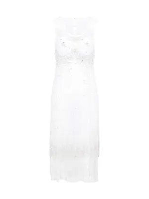 Bottega Veneta Crystal Dress - White