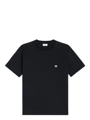 Celine Loose Triomphe Cotton Jersey T-shirt - Multicolor