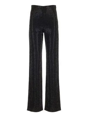 Roland Mouret Embellished Boot Cut Trousers - Black