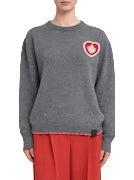 Stella McCartney Crochet Heart Wool Jumper - Multicolor