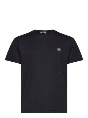 Stone Island Stone Island Men Black 60/2 Cotton Jersey Slim-Fit T-Shirt Multicolor