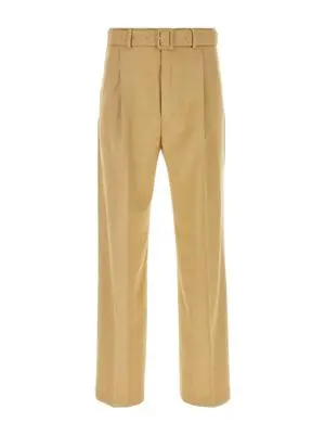 Dries Van Noten Viscose Blend Pant - Brown