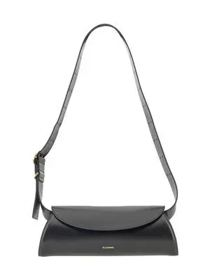 JIL SANDER Small Cannoli Bag - Black