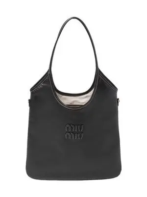 Miu Miu Ivy Leather Bag - Black