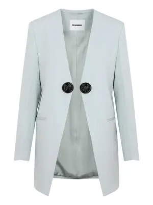 JIL SANDER Wool Jacket - Blue