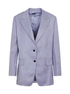 TOM FORD Soft Fluid Twill Boyfriend Jacket - Multicolor