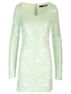 ROTATE BY BIRGER CHRISTENSEN Sequins Mini Dress - Green
