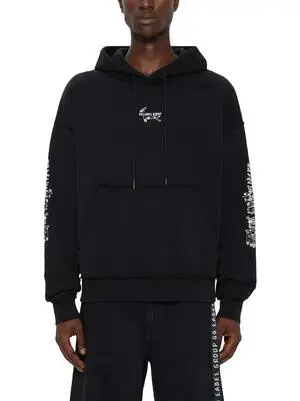 44 LABEL GROUP Hooded Sweatshirt - Black