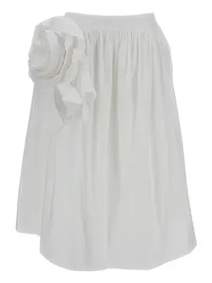 Simone Rocha Pressed Rosette Basque Skirt - Multicolor