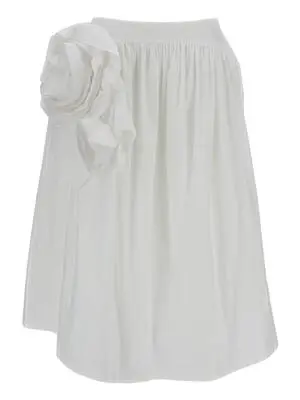 Simone Rocha Pressed Rosette Basque Skirt - Multicolor
