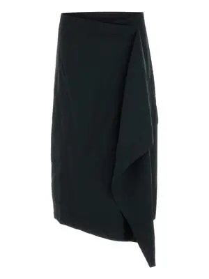 AMI Paris Wool Skirt - Black
