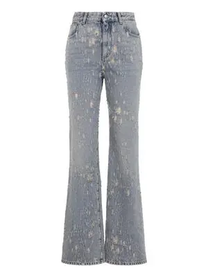 Alexander McQueen Distressed Jeans - Blue