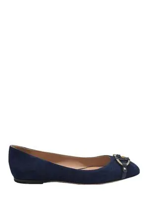 Valentino Garavani Suede Ballerine - Blue
