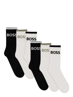 BOSS 3-pack Calzini Con Logo - Multicolor