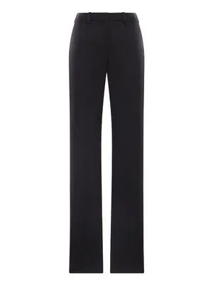 Balenciaga Slim Fit Tailored Trousers - Black
