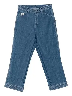 BODE Denim Regular & Straight-leg Jeans - Blue