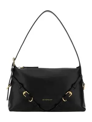 Givenchy Leather Mini Voyou Shoulder Bag - Black