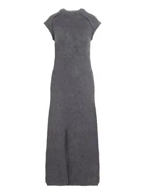 JIL SANDER JIL SANDER Knit Long Dress Gray