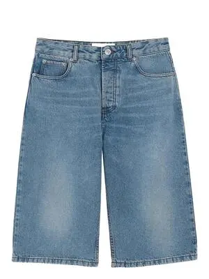 AMI Paris Shorts Denim Shorts - Blue