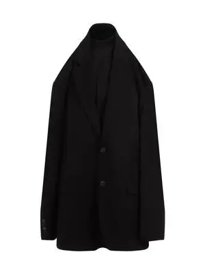 Balenciaga Suspended Tailored Dress - Black