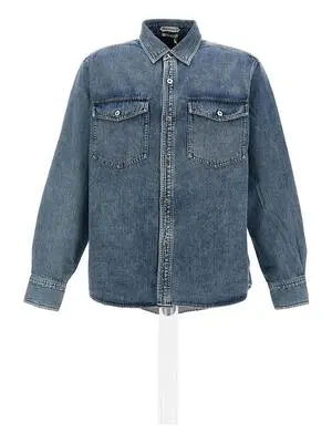 JW Anderson Oversized Denim Shirt - Multicolor