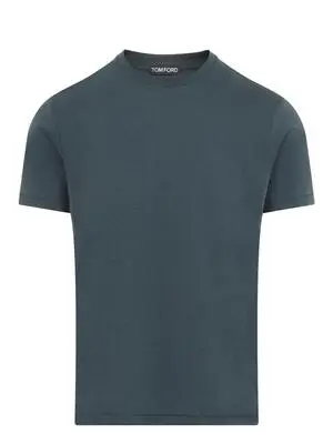 TOM FORD Lyocell T-shirt - Green