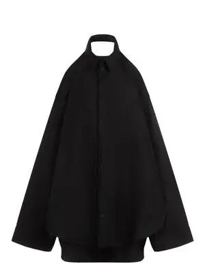 Balenciaga Suspended Shirt Dress - Black
