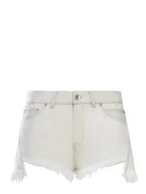 Rick Owens Denim Shorts - Cream