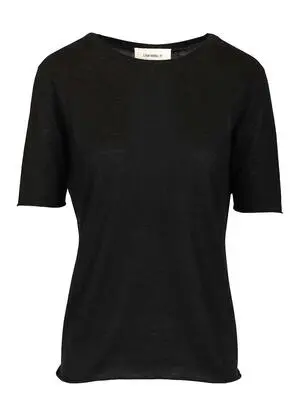 LISA YANG Cashmere T-shirt - Black