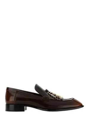 Loewe Leather Edge Loafers - Brown