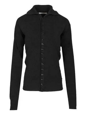 LEMAIRE Turtleneck Cardigan - Gray