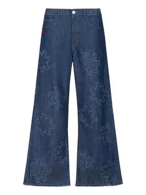 Marni Marni Blue Denim - Wide-Leg Jeans Men Blue