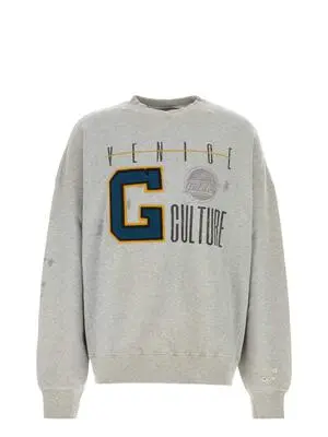 GOLDEN GOOSE Cotton Sweatshirt - Gray