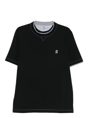 Brunello Cucinelli T-shirts & Vests T-shirts - Black