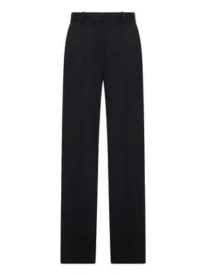 Loewe Tailored Trousers With Contrasting Side Band - Black