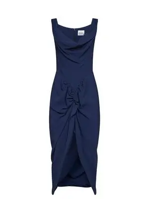 VIVIENNE WESTWOOD Stretch Viscose Midi Dress - Multicolor
