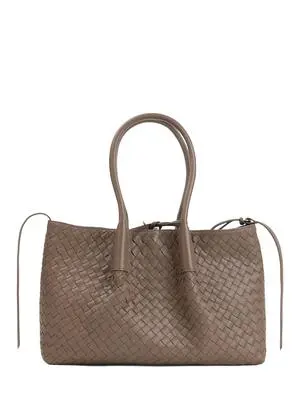 Bottega Veneta Pinacoteca Medium Handbag - Brown