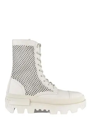 Moncler Carinne Ankle Boots - Cream