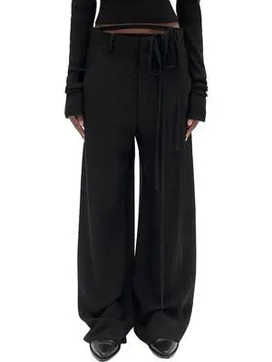 ANN DEMEULEMEESTER Trousers Palazzo Pants - Black