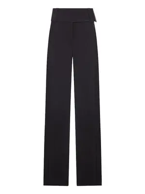 Sportmax SPORTMAX Wide Satin Trousers Black
