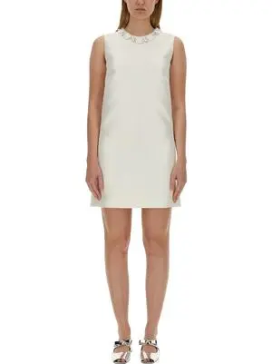 Versace Mini Duchesse Dress - White