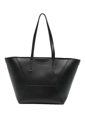 Brunello Cucinelli BRUNELLO CUCINELLI Leather Shopper Bag Black