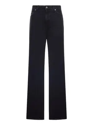 GOLDEN GOOSE Melody Cotton Denim Boyfriend Jeans - Black
