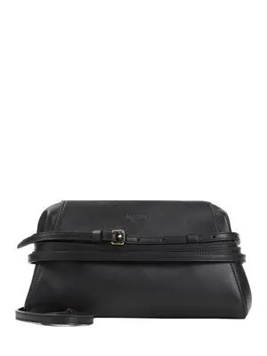 Moschino Belted Shoulder Bag - Black