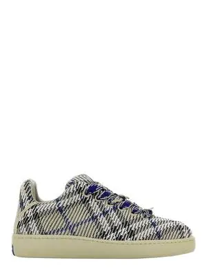 Burberry Embroidered Fabric Box Sneakers - Multicolor