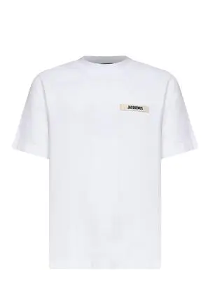 Jacquemus White The Gros Grain T-shirt - Multicolor