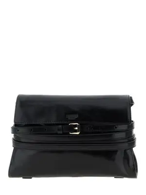 Moschino Tie Me' Crossbody Bag - Black